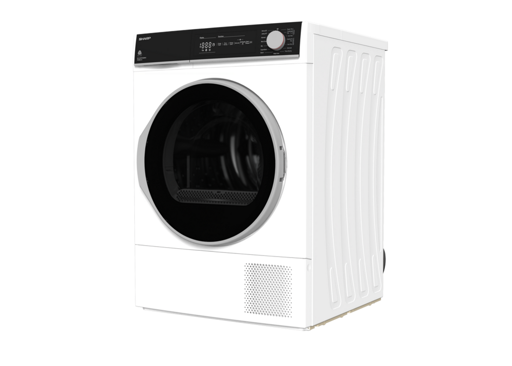 Sharp KD_NHH9S8GW3_EN SHARP Freestanding Heat Pump Tumble Dr…